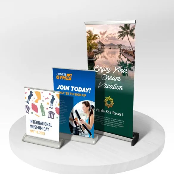 Table Display Stands in Calgary | Dream Image Signs